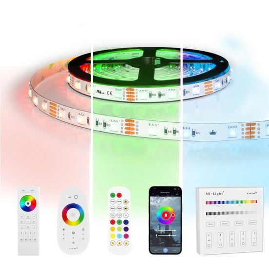 Led strip RGB (multicolor) in complete set. Lengtes t/m 50 meter