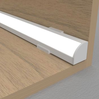 Led profiel hoek zwart en aluminium | LedstripKoning