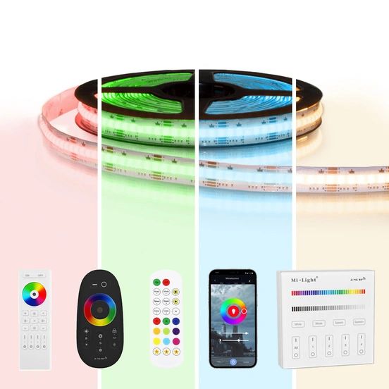 RGBW COB Ledstrips: Egaal & Energiezuinig