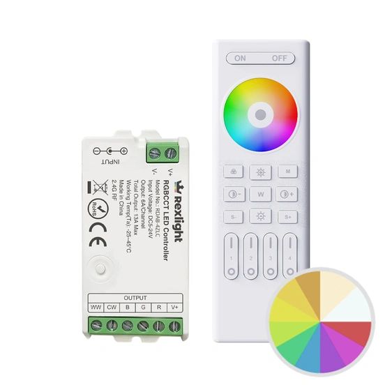 Afstandsbedieningen en controllers voor RGBWW led strips