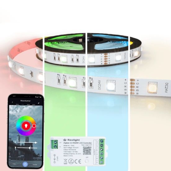 Zigbee RGBW Ledstrips: Smart Verlichting - LedstripKoning.nl