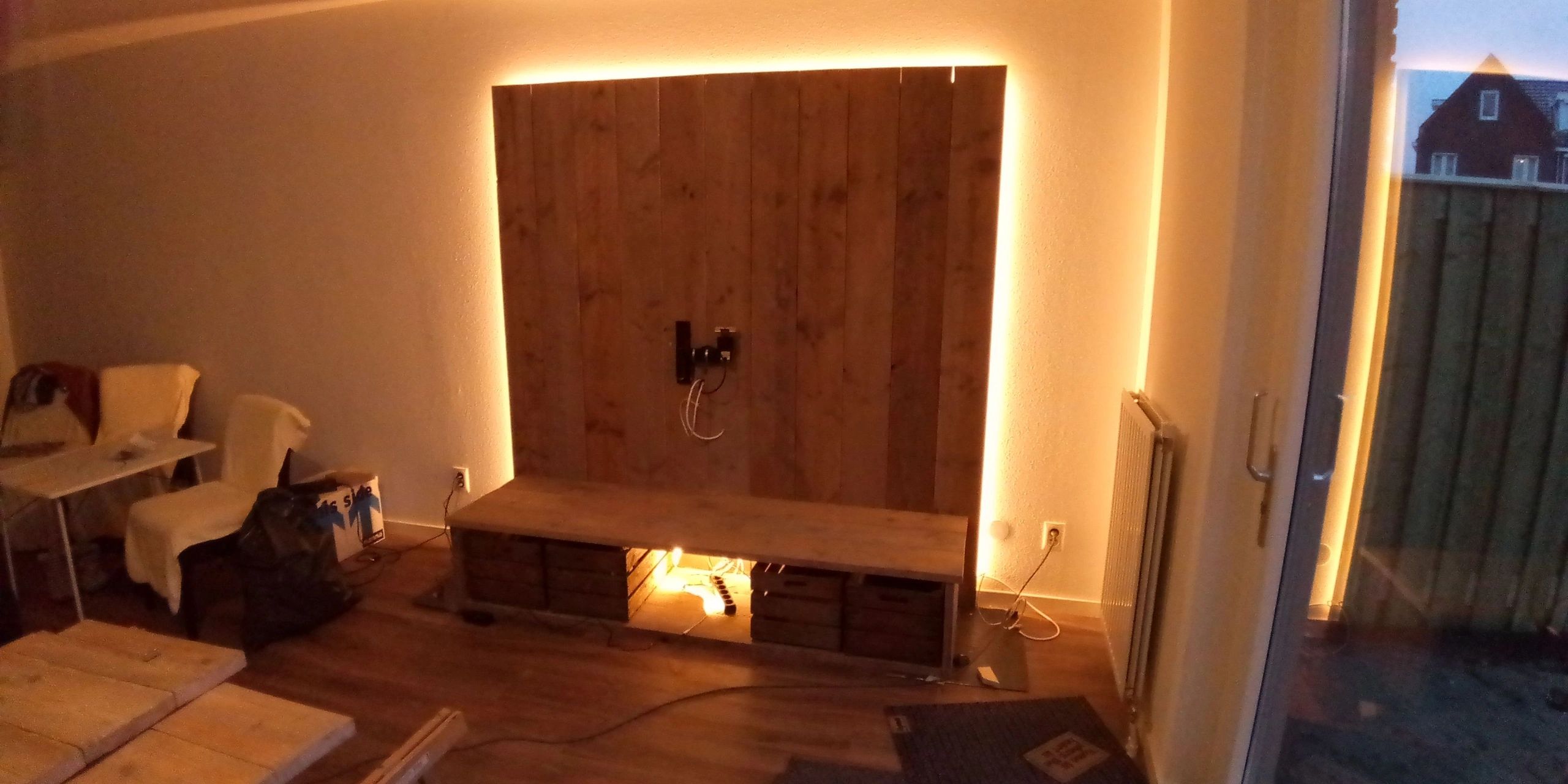 10 meter complete ledstrip set | warm wit | 128 leds p/m ...